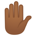 🏾 Raised Hand: Medium-Dark Skin Tone Emoji