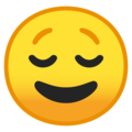 😌 Relieved Face Emoji