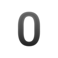 0️ Digit Zero Emoji