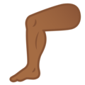 🦵🏾 Leg: Medium-Dark Skin Tone Emoji