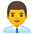 👨‍💼 Man Office Worker Emoji