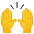 🙌 Person Raising Both Hands in Celebration Emoji