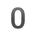 0️ Digit Zero Emoji