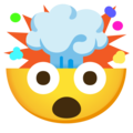 🤯 Shocked Face with Exploding Head Emoji