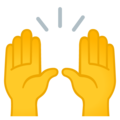 🙌 Person Raising Both Hands in Celebration Emoji