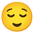 😌 Relieved Face Emoji