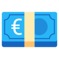 💶 Banknote with Euro Sign Emoji