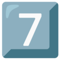 7️⃣ Keycap Digit Seven emojis