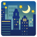 🌃 Night with Stars Emoji