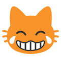 😹 Cat Face with Tears of Joy Emoji