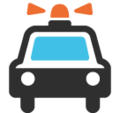 🚔 Oncoming Police Car Emoji