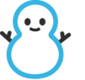 ⛄ Snowman Without Snow Emoji