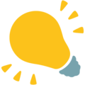 💡 Electric Light Bulb Emoji