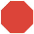 🛑 Stop Sign Emoji