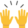 🙌 Person Raising Both Hands in Celebration Emoji
