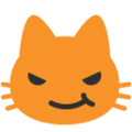 😼 Cat Face with Wry Smile Emoji