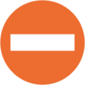 ⛔ No Entry Emoji