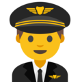👨‍ ️ Man Pilot Emoji