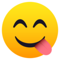 😋 Face Savouring Delicious Food Emoji