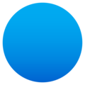 🔵 Large Blue Circle Emoji