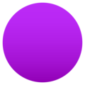 🟣 Large Purple Circle Emoji
