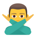 🙅‍♂️ Man Gesturing No Emoji