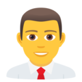 👨‍💼 Man Office Worker Emoji