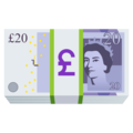 💷 Banknote with Pound Sign Emoji