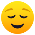😌 Relieved Face Emoji