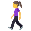 🚶‍♀️ Woman Walking Emoji