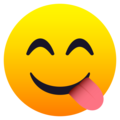 😋 Face Savouring Delicious Food Emoji