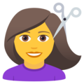 💇‍♀️ Woman Getting Haircut Emoji