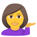 💁‍♀️ Woman Tipping Hand Emoji