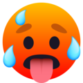 🥵 Hot Face Emoji
