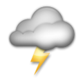 🌩️ Cloud with Lightning Emoji