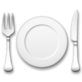 🍽️ Fork and Knife with Plate Emoji