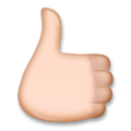 Reversed Thumbs Up Sign Emoji
