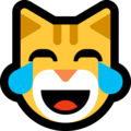 😹 Cat Face with Tears of Joy Emoji