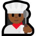 👩🏾‍🍳 Female Cook: Medium-Dark Skin Tone Emoji