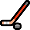 🏒 Ice Hockey Stick and Puck Emoji