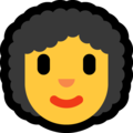 👩‍🦱 Woman: Curly Hair Emoji