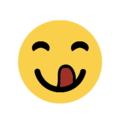 😋 Face Savouring Delicious Food Emoji