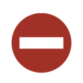 ⛔ No Entry Emoji