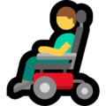 👨‍🦼 Man in Motorized Wheelchair Emoji