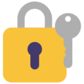 🔐 Closed Lock with Key Emoji