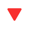 🔻 Down-Pointing Red Triangle Emoji