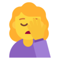 🤦‍♀️ Woman Facepalming Emoji