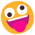 🤪 Grinning Face with One Large and One Small Eye Emoji