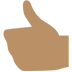 👍🏽 Thumbs Up Sign: Medium Skin Tone Emoji