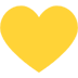 💛 Yellow Heart Emoji